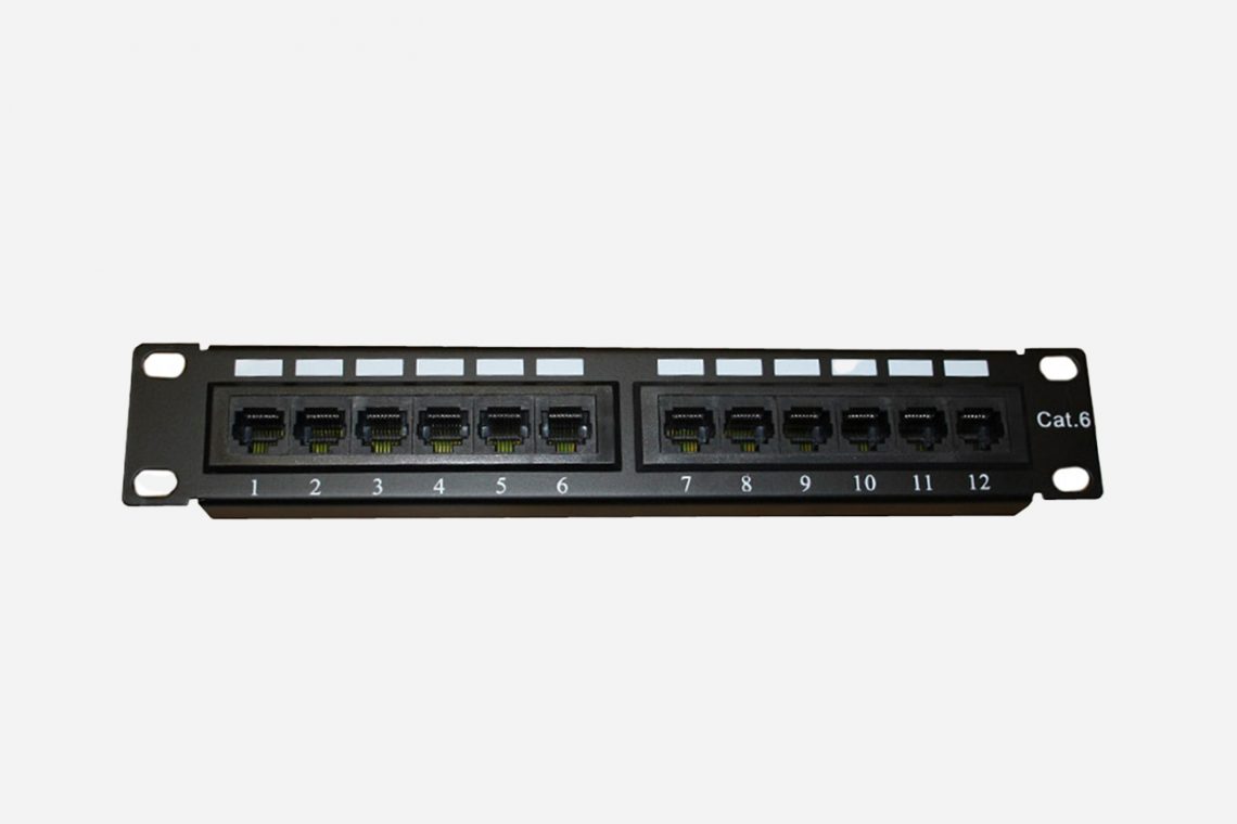 Patch Panel de 12 Puertos 10" UTP CAT.6 - MONOLYTH – Soluciones para la ...